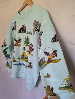 Vintage | Shirts | Vintage Itasca State Park Funny Camping Cartoon ...